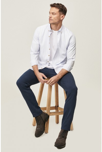 Altınyıldız Classıcs Erkek Lacivert 360 Derece Her Yöne Esneyen Rahat Slim Fit Pantolon Altınyıldız Classıcs Erkek Lacivert 360 Derece Her Yöne Esneyen Rahat Slim Fit Pantolon