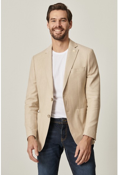 Altınyıldız Classics Slim Fit Desenli Ceket