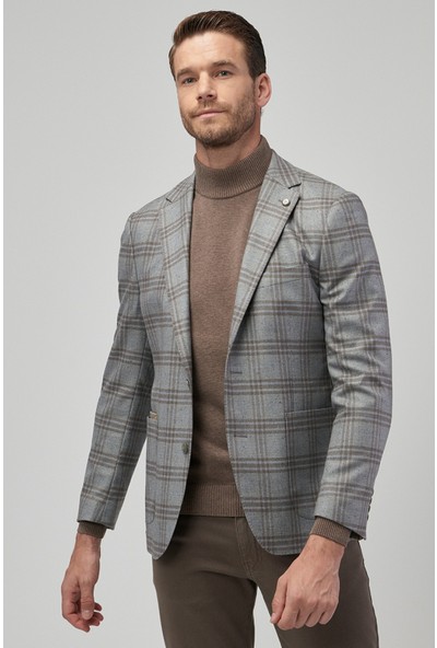 Altınyıldız Classics Slim Fit Desenli Ceket