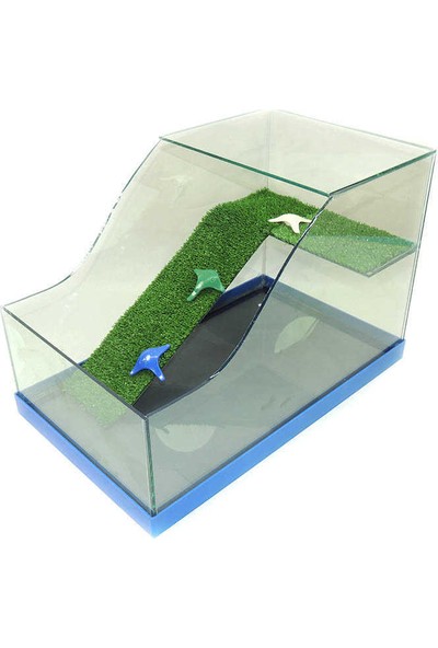 Bu Çiftlik Kaplumbağa Bahçesi Cam Akvaryum Büyük
