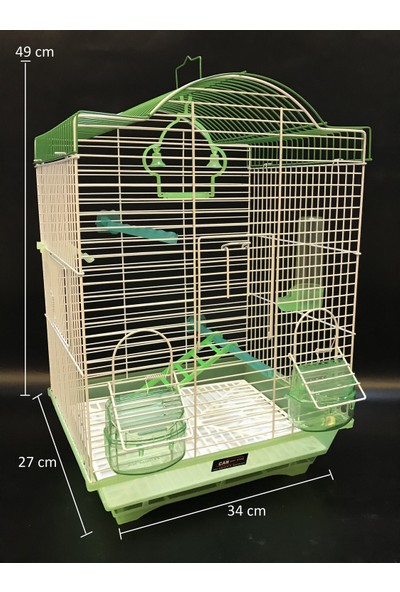 Yıldırım Kafes Kuş Muhabbet Için Kafes Yeşil Büyük