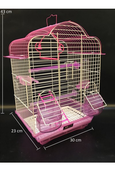 Yıldırım Kafes Kuş Muhabbet Için Kafes Pembe