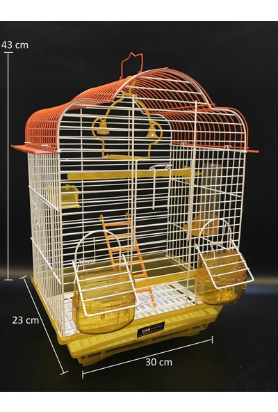 Yıldırım Kafes Kuş Muhabbet Için Kafes Turuncu