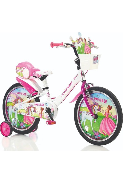 Corelli Lovely 20 Jant Kız Çocuk Bisikleti Beyaz Mor Corelli Lovely 20 Jant Kız Çocuk Bisikleti Beyaz Mor