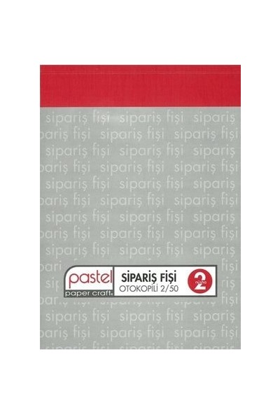 Pastel Otokopili Sipariş Fişi Pastel Otokopili Sipariş Fişi
