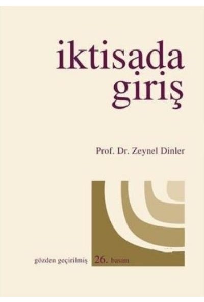 Iktisada Giriş - Zeynel Dinler