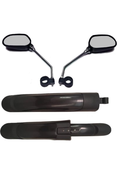 Asn Bisiklet Reflektörlü Jy 102 Ayna Çamurluk Aksesuar Set
