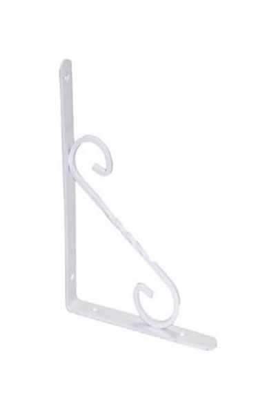 Beşel Ferforje Raf Altı Beyaz No:2 Dekoratif Raf Ayağı 15*20 cm Beşel Ferforje Raf Altı Beyaz No:2 Dekoratif Raf Ayağı 15*20 cm