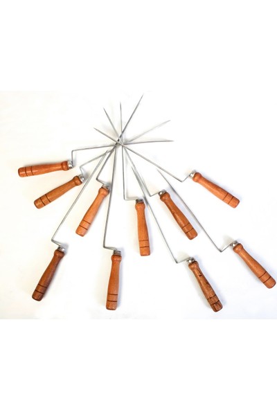 Lorbeer Erzurum Cağ Kebap Şişi Galvanizli 10'lu