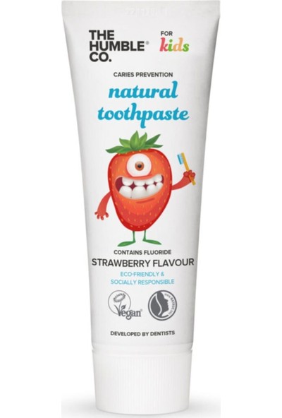 Humble Brush Çocuk Diş Macunu - Çilek Aromalı 75 ml