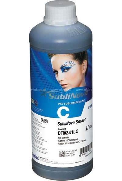 Photo Ink Inktec Sublinova Sublimasyon Mürekkebi 1 Litre Mavi Photo Ink Inktec Sublinova Sublimasyon Mürekkebi 1 Litre Mavi
