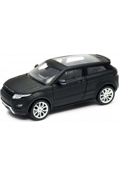 Welly 1/24 Ölçek Range Rover Evoque Model Araba - Mat Siyah
