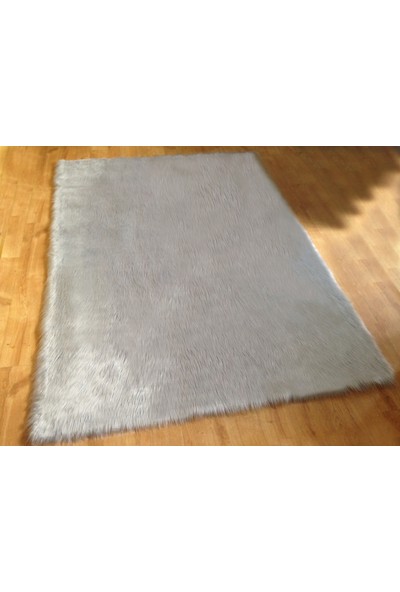 Tappeto Kuzu Kürkü Dekoratif Post Halı Gri - 100X300 Tappeto Kuzu Kürkü Dekoratif Post Halı Gri - 100X300