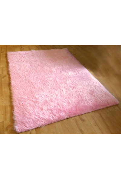 Tappeto Kuzu Kürkü Dekoratif Post Halı Pembe - 80X200 Tappeto Kuzu Kürkü Dekoratif Post Halı Pembe - 80X200