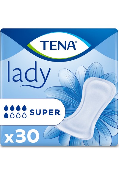 Tena Lady Süper Mesane Pedi 5 Damla 30 Lu Ambalajlarda