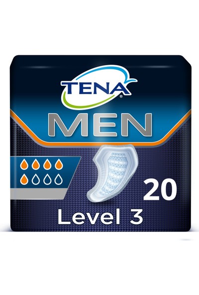 Tena Erkek Mesane Pedi Level 3 20'li Paket Tena Erkek Mesane Pedi Level 3 20'li Paket