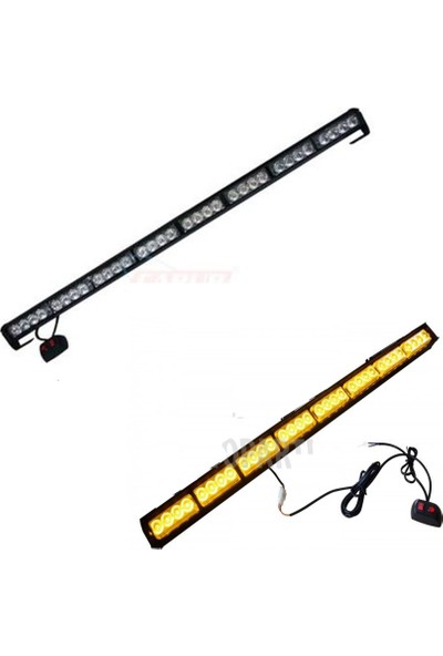 Carub Araçüstü Çakar Tepe Lamba Offroad 90 cm Sarı Beyaz 12-36V Carub Araçüstü Çakar Tepe Lamba Offroad 90 cm Sarı Beyaz 12-36V