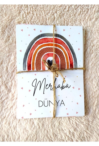 Esmababy Kız Bebek Anı Kartları Çift Taraf Baskılı