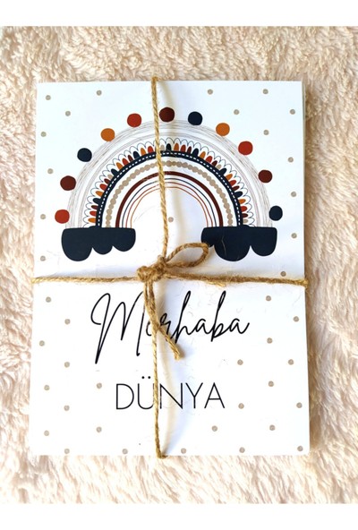 Esmababy Erkek Bebek Anı Kartları Çift Taraf Baskılı