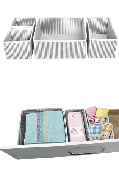 Opslet 4'Lü Çekmece Düzenleyici Kutu Seti Opslet 4'Lü Çekmece Düzenleyici Kutu Seti