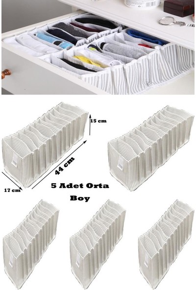 Opslet 5'Li 11 Gözlü Çekmece Içi Akordiyon Organizer Orta Boy Opslet 5'Li 11 Gözlü Çekmece Içi Akordiyon Organizer Orta Boy