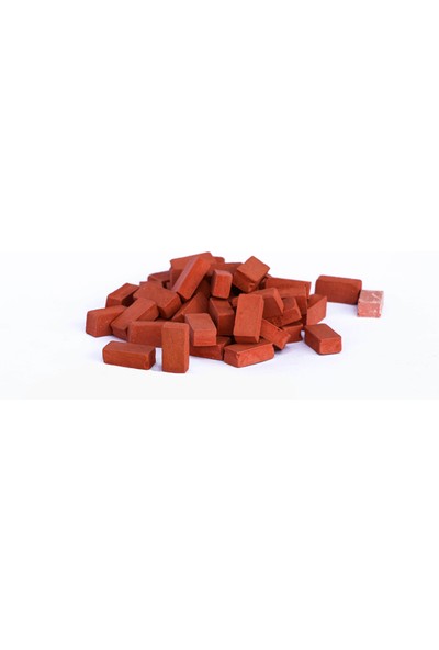 Eshel Minyatür Pres Tuğla Kırmızı 1/20 Ölçek 400 Adet + Harç
