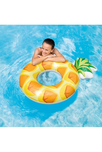 intex Ananas Şişme Simit 107X99 cm - 56266