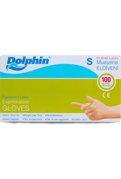 Dolphin Cerrahi Eldiven Pudralı 100'lü Dolphin Cerrahi Eldiven Pudralı 100'lü