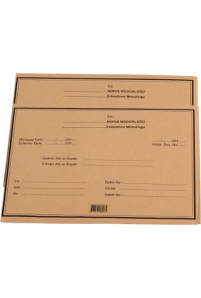 Gülpaş Evlenme Dosyası Şamua Zarf