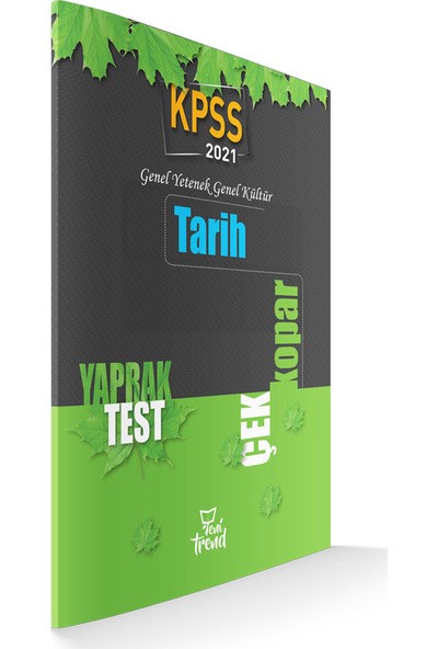 Yeni Trend Yayınları 2021 KPSS GYGK Tarih Çek Kopar Yeni Trend Yayınları 2021 KPSS GYGK Tarih Çek Kopar