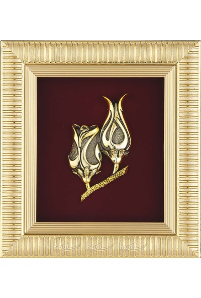 Helal Hediyelik 18x20cm Lalegül Masa veya Duvara Tablo