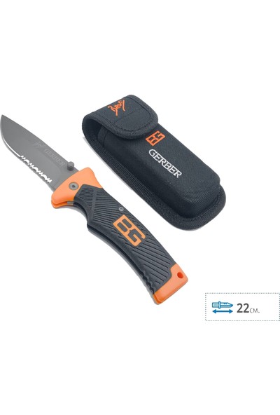 Gerber Bear Grylls Folding Sheat Knife Tırtıklı Kılıflı Çakı Gerber Bear Grylls Folding Sheat Knife Tırtıklı Kılıflı Çakı