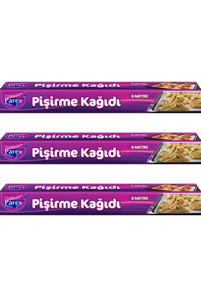 Parex 3 'lü Pişirme Kağıdı 8 Mt.