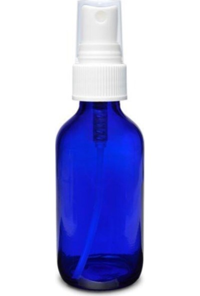 4 As Depo Mavi Cam Şişe 20 ml Sprey Başlıklı 50 Adet