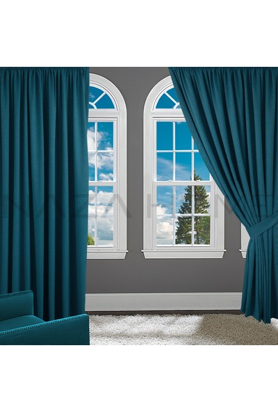 Brillant Fon Perde Petrol Mavi Kadifemsi Dokulu 150x260 Tek Kanat Düz Dikim Brillant Fon Perde Petrol Mavi Kadifemsi Dokulu 150x260 Tek Kanat Düz Dikim