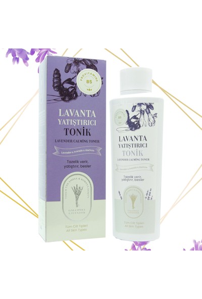Gallipoli Lavender Avakado Tonik Aloe Vera Tonik 3 ' In 1 Temizleyici Tonik 250 ml