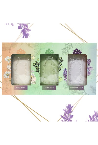 Gallipoli Lavender Bitkisel Sabun Lavanta Sabun - Zeytin Yağ Sabunu - Papatya Sabunu Çekirdek Aile Seti 3x300 gr Gallipoli Lavender Bitkisel Sabun Lavanta Sabun - Zeytin Yağ Sabunu - Papatya Sabunu Çekirdek Aile Seti 3x300 gr
