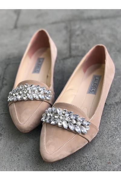 Laurels Laurelss Kırmızı Taş Detaylı Kadın Babet