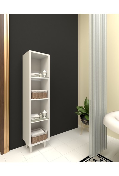 Dewoody Banyo Dolabı Kitaplık Mutfak Dolabı Çok Amaçlı Dolap Dewoody Banyo Dolabı Kitaplık Mutfak Dolabı Çok Amaçlı Dolap