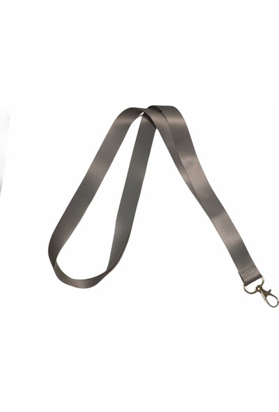 Mora Yaka Kartı & Boyun Askı İpi Gri Mora Yaka Kartı & Boyun Askı İpi Gri