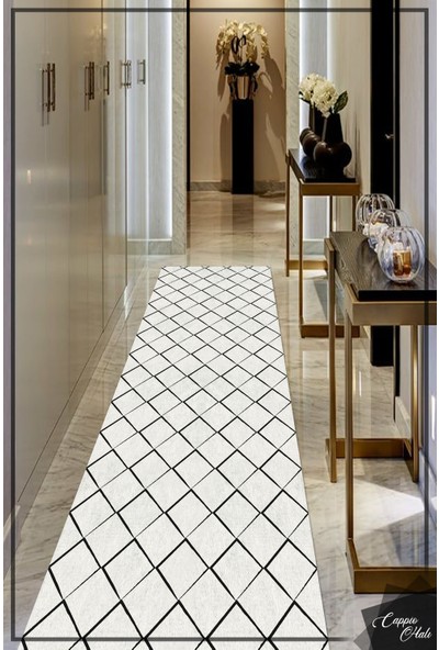 Cappio Renkli Tüy Desenli Gri Oval Halı