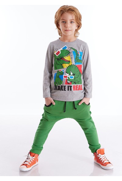 Mushi Real Dino Erkek Çocuk Pantolon Takım