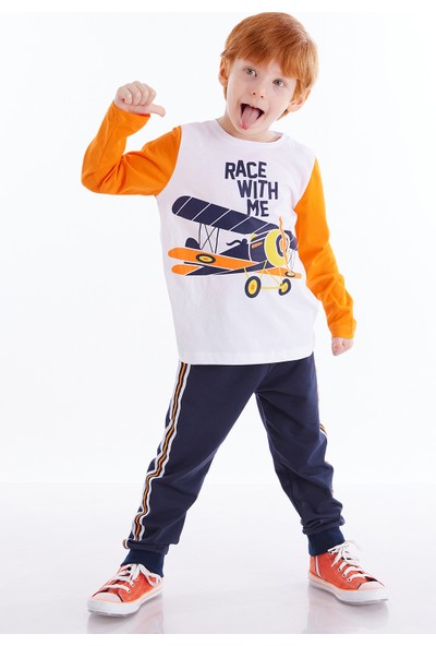 Denokids Yarışçı Erkek Çocuk Pantolon Takım