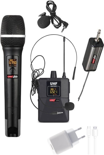 Lastvoice Tx-102EY Şarjlı Telsiz Kablosuz EL Yaka Headset Mikrofon Lastvoice Tx-102EY Şarjlı Telsiz Kablosuz EL Yaka Headset Mikrofon