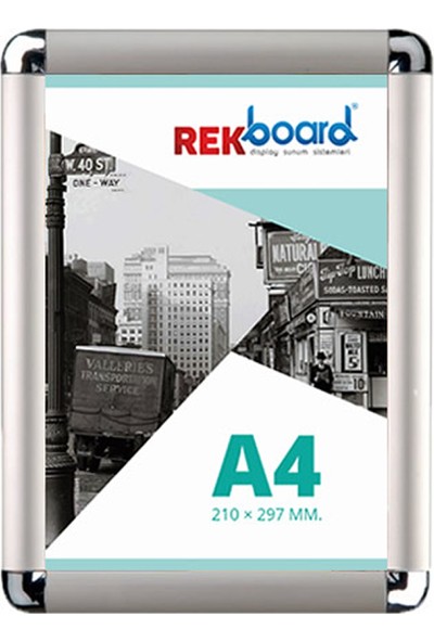 Rekboard A4 Alüminyum Çerçeve Rondo 21 x 30 cm