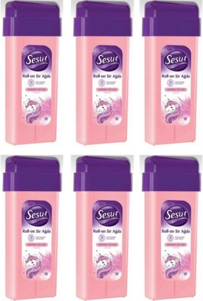 Sesu Roll-On Sir Ağda Hassas Cilt 100 ml 6'lı Set Sesu Roll-On Sir Ağda Hassas Cilt 100 ml 6'lı Set