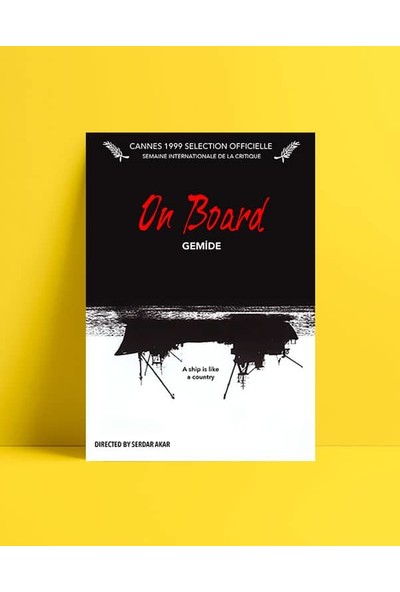 Postercim Gemide 1998 Kuşe Kağıt Postercim Gemide 1998 Kuşe Kağıt