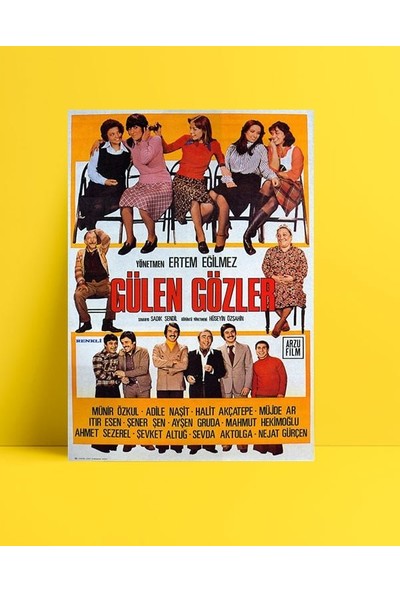Postercim Gülen Gözler 1977 Kuşe Kağıt Postercim Gülen Gözler 1977 Kuşe Kağıt