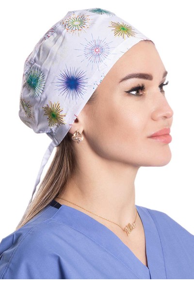 Şirin A Medikal Cerrahi Bone Renkli Desenli Cerrahi Bone BN219BEYAZ Şirin A Medikal Cerrahi Bone Renkli Desenli Cerrahi Bone BN219BEYAZ