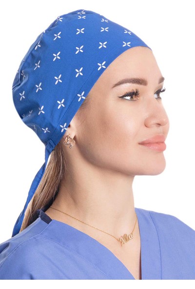 Şirin A Medikal Cerrahi Bone Desenli Cerrahi Bone BN215K.MAVİ